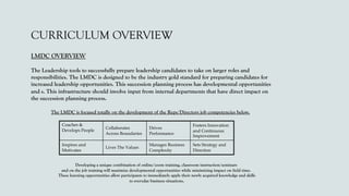 LEADERSHIP MANAGEMENT DEVELOPMENT CURRICULUM | PDF