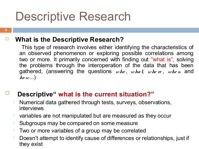 Lm Descriptive Research Lm Descriptive Research