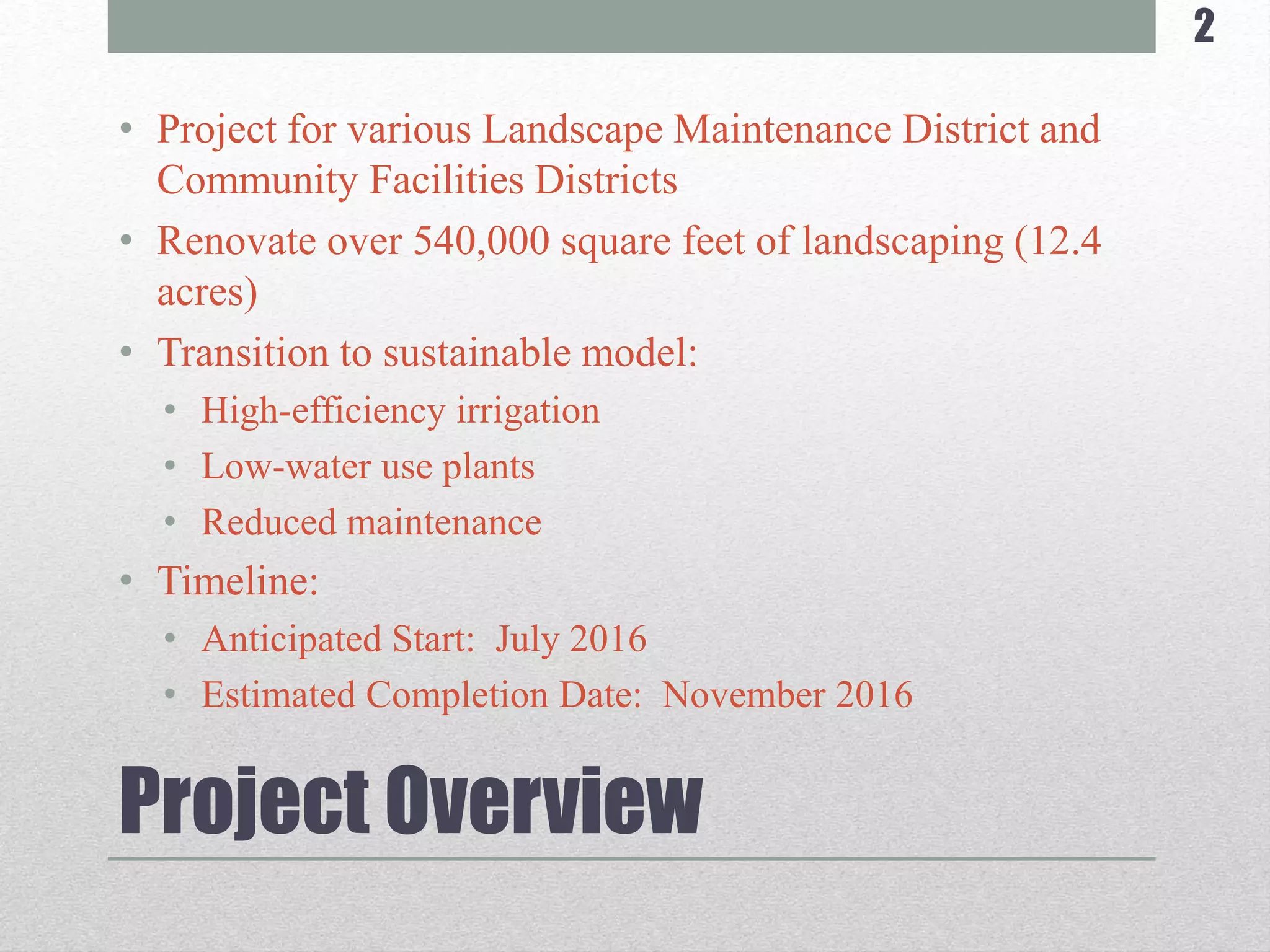 Citywide Landscape Renovation Project | PPT