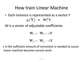 Linear Machine Decision Tree | PPTX