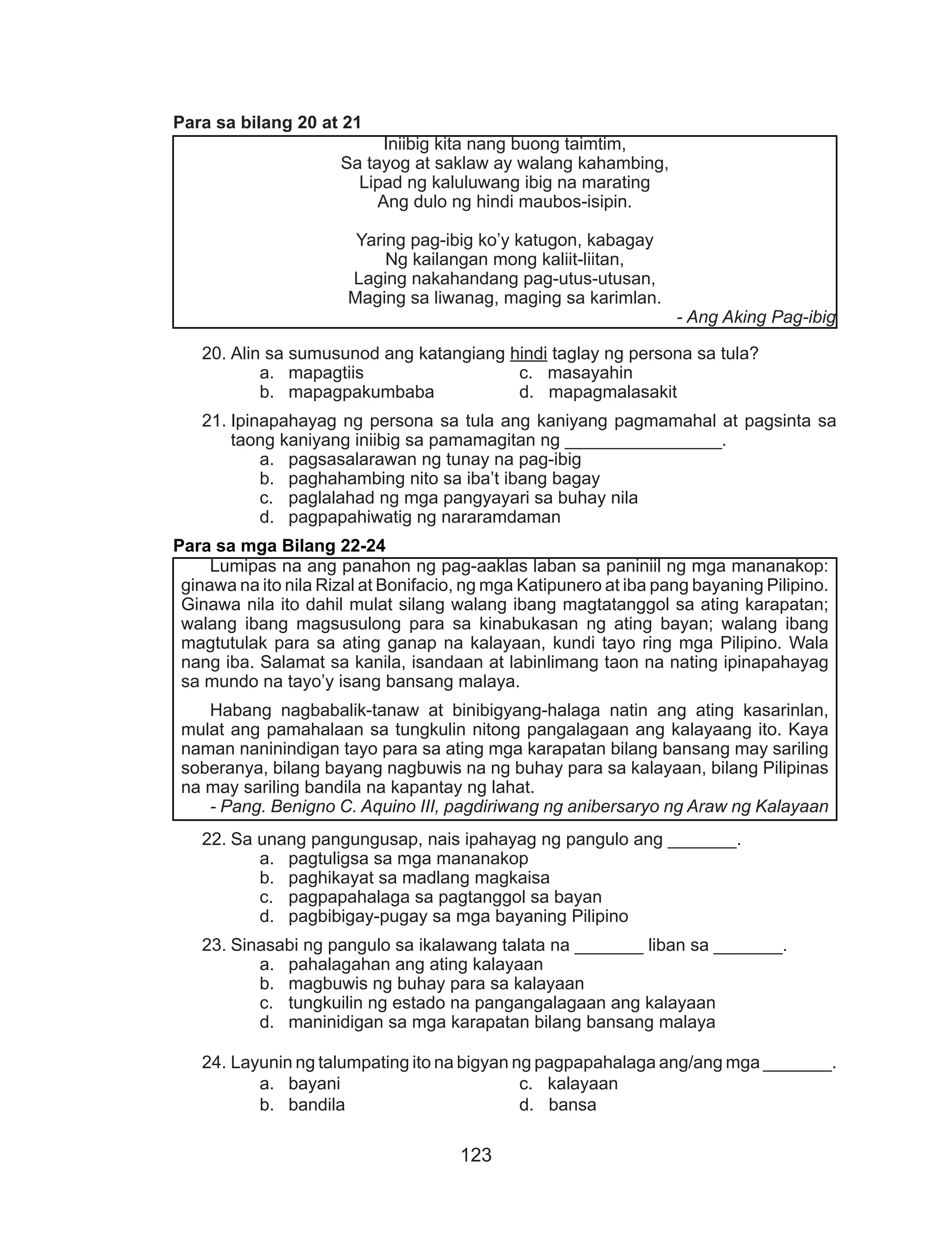 LM Filipino Grade 10 Quarter 2 | PDF