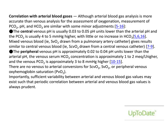 Abg vs vbg | PPTX | Blood Disorders | Diseases and Conditions