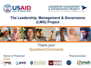 LMG Project Overview Presentation | PPTX