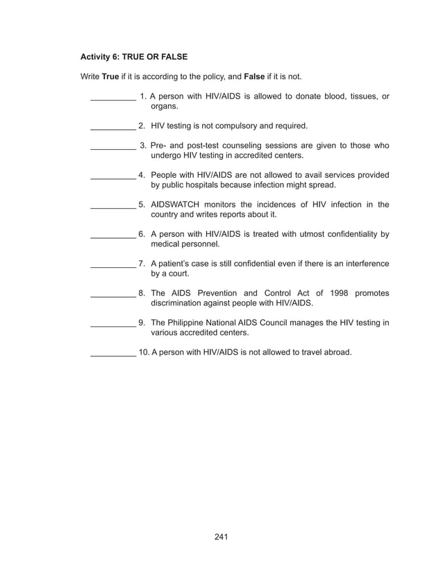 Lm health grade10_q2 | PDF | Education