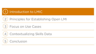Towards Open LMI Data: Principles, Users and Context | PPT
