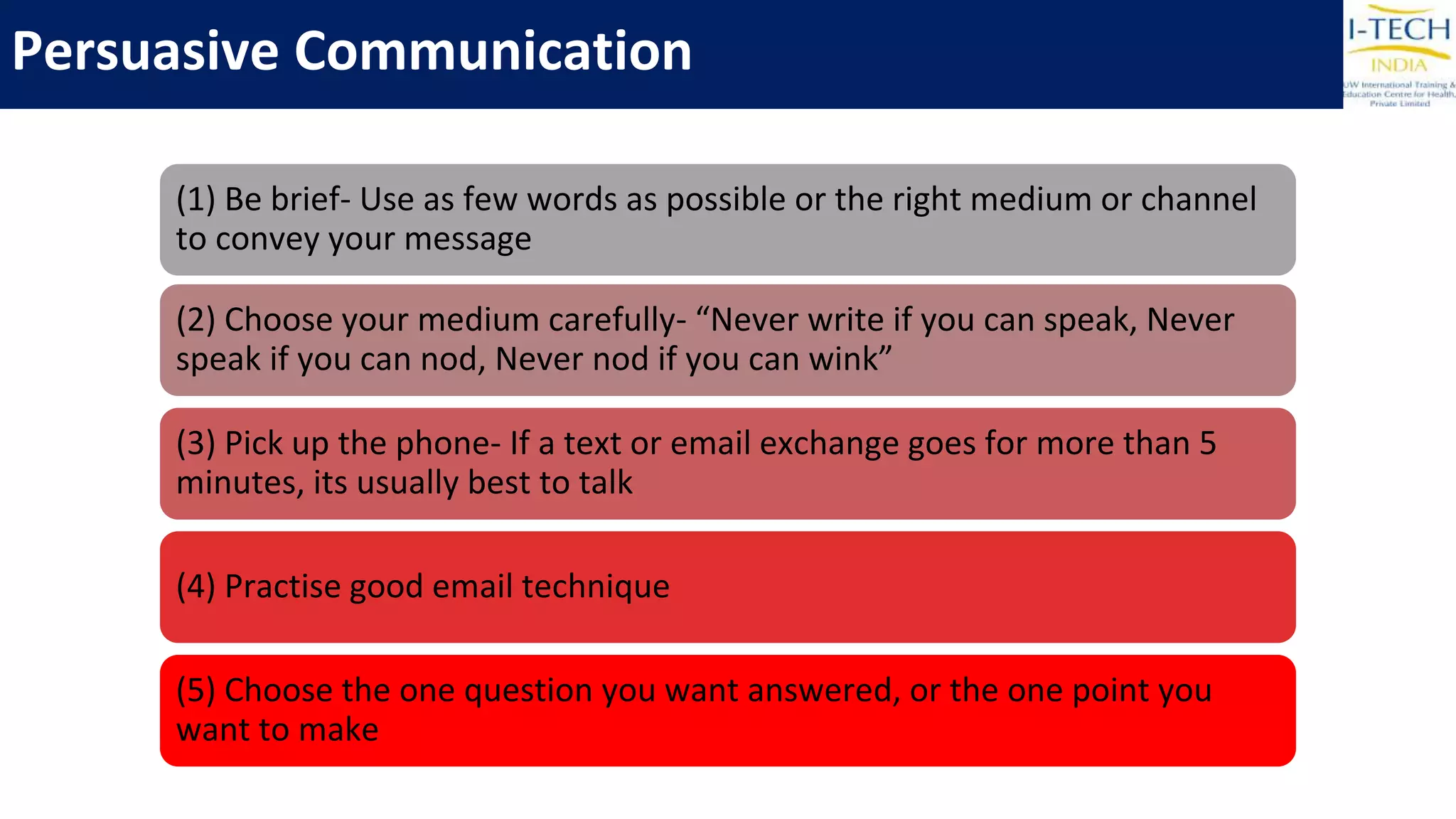 Communicating Effectively Ppt