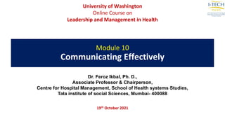 Communicating Effectively | PPT