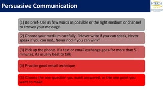 Communicating Effectively | PPTX