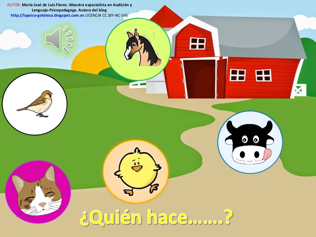 Jugamos con los sonidos en la granja