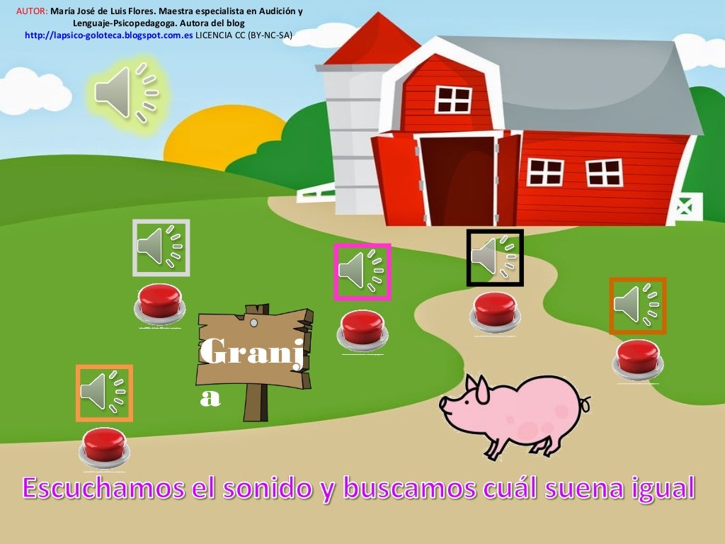 Jugamos con los sonidos en la granja
