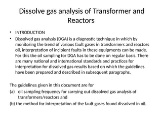 location management instructions of dga of transformer.pptx