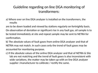location management instructions of dga of transformer.pptx