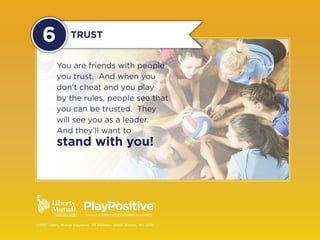 6 Reasons To Play By The Rules for Positive Coaching Alliance | PDF