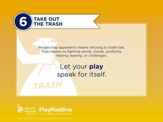 10 Ways to Respect Your Opponent for USA Hockey | PDF