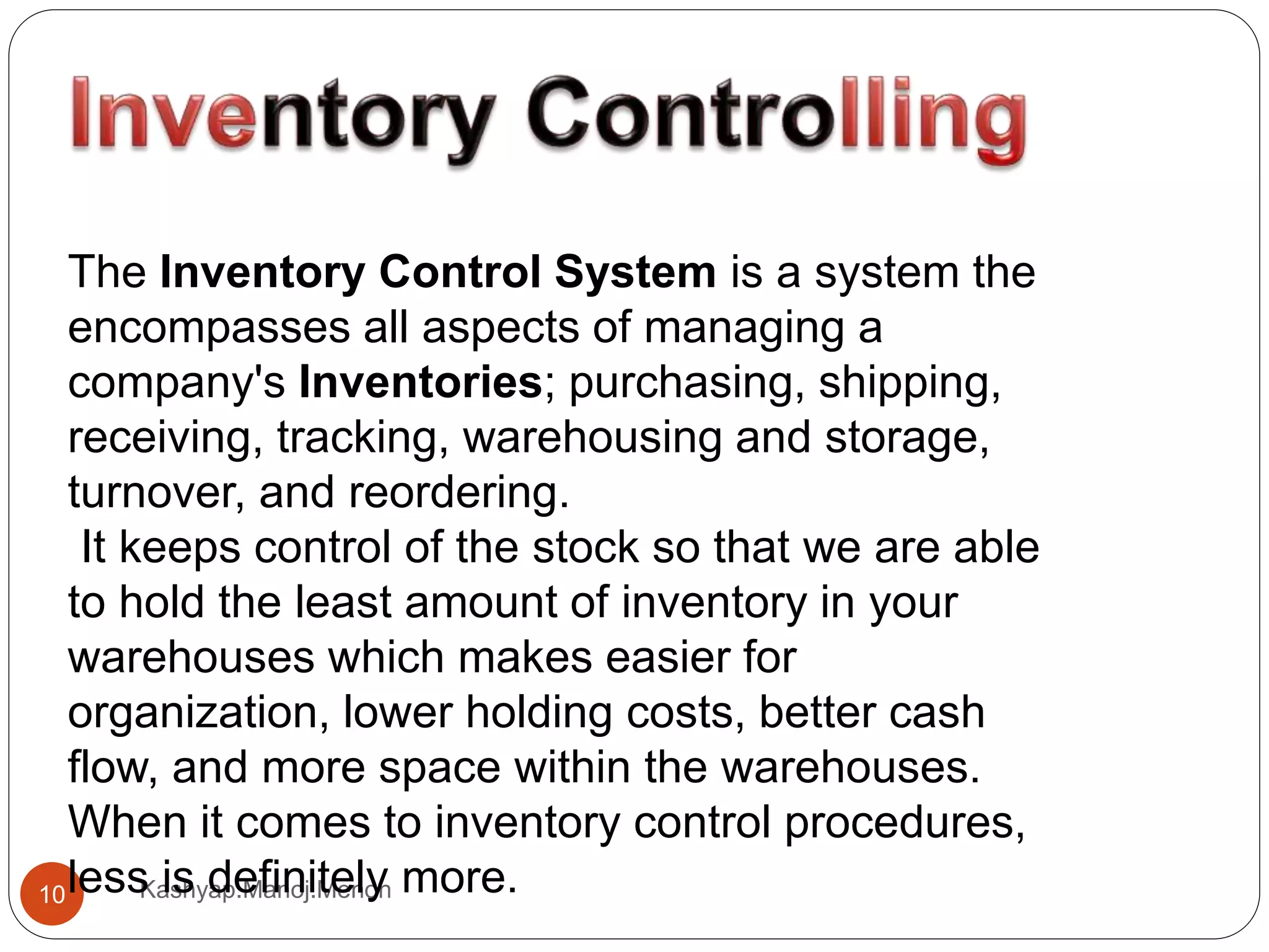 Logistics Management Information System [LMIS] | PPTX