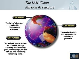 LMI Total Leader Sales Presentation May 09 | PPT