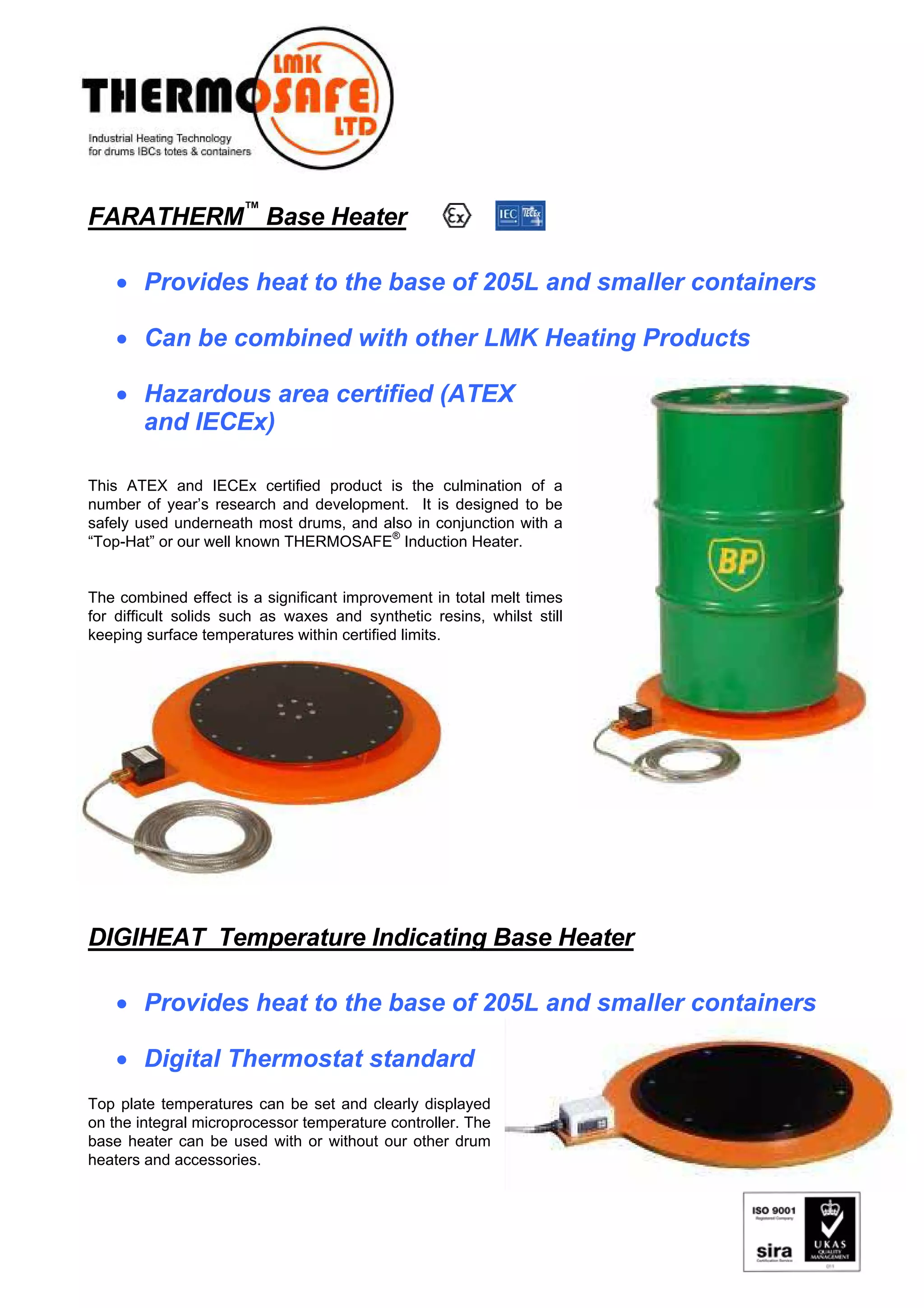LMK Thermosafe Hazardous Area Drum & IBC Product Overview | PDF