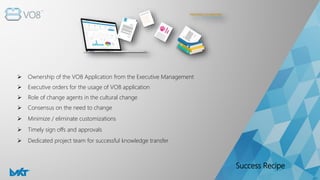 Automate your practices for better governance with LMKT VO8 Solution | PPTX