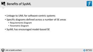LML to SysML and Back - Systems Engineering Languages | PPTX