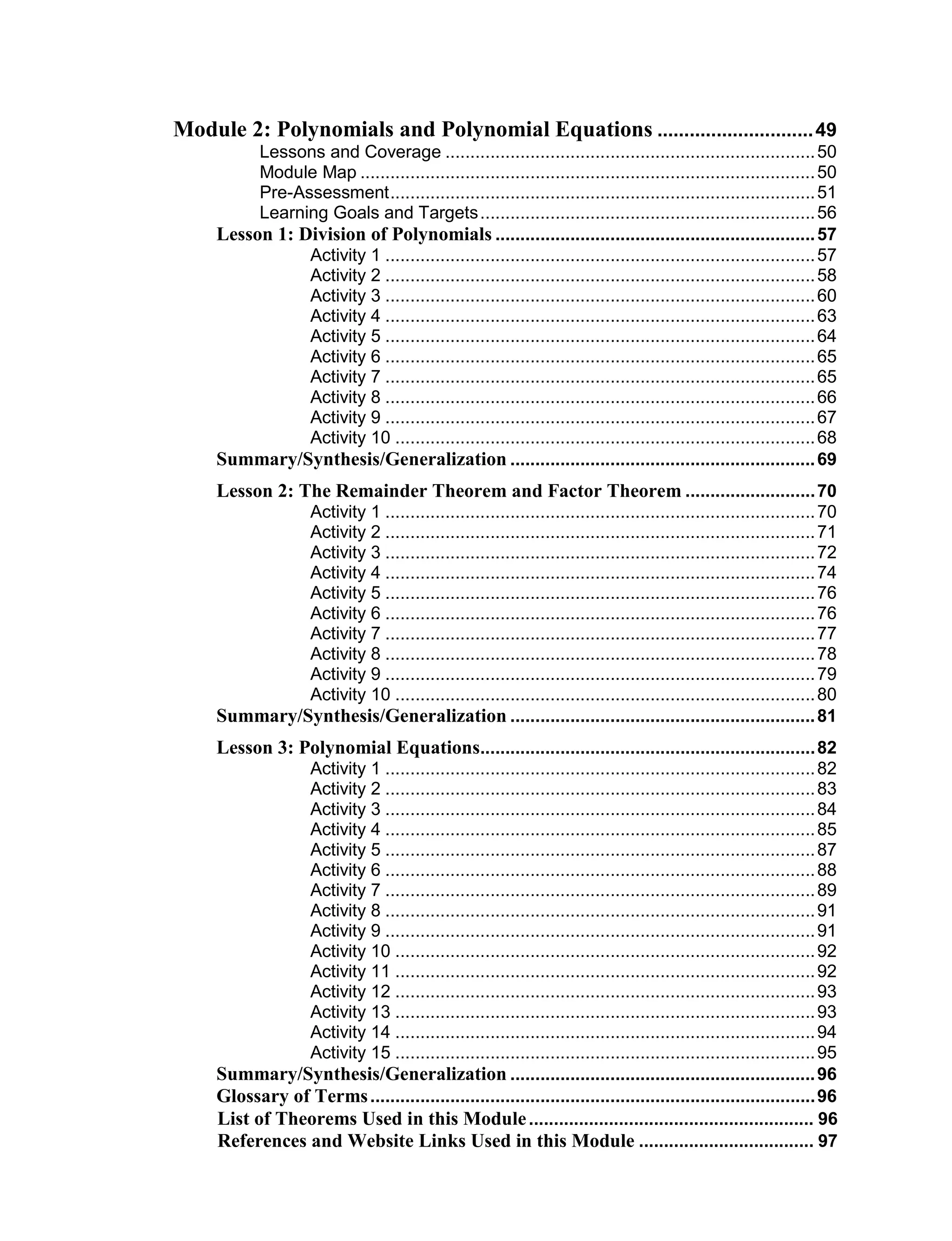 Grade 10 Math Module (1st Quarter) | PDF