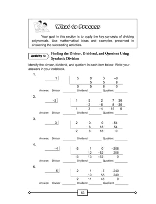 Grade 10 Math Module (1st Quarter) | PDF