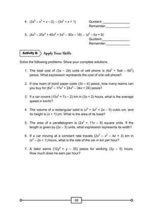 Grade 10 Math Module (1st Quarter) | PDF