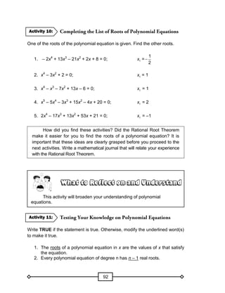 Grade 10 Math Module (1st Quarter) | PDF