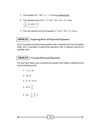 Grade 10 Math Module (1st Quarter) | PDF