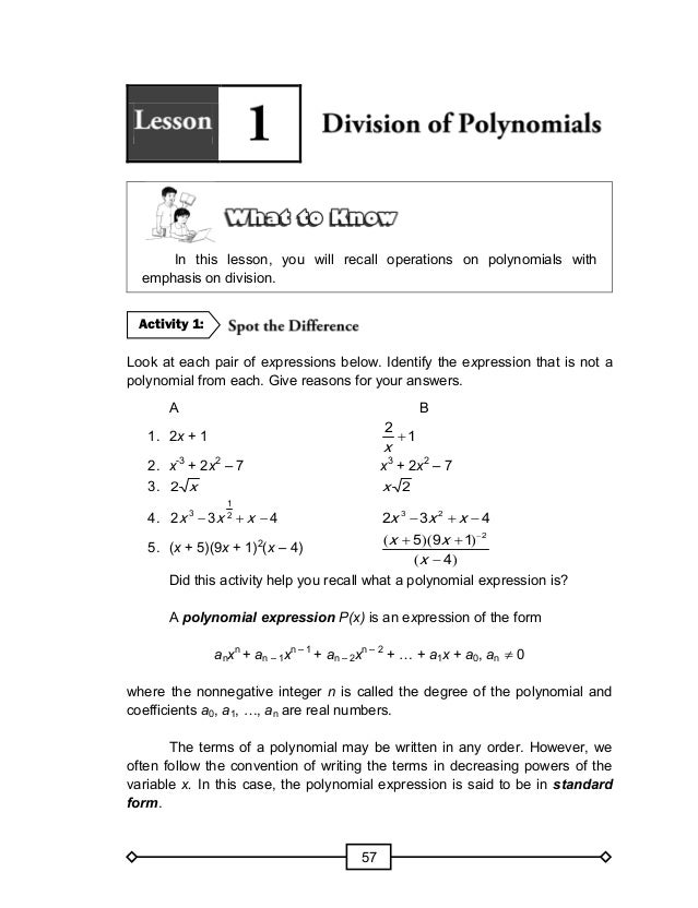 Grade 10 Math Module (1st Quarter)