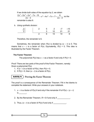 MATH GRADE 10 LEARNER'S MODULE