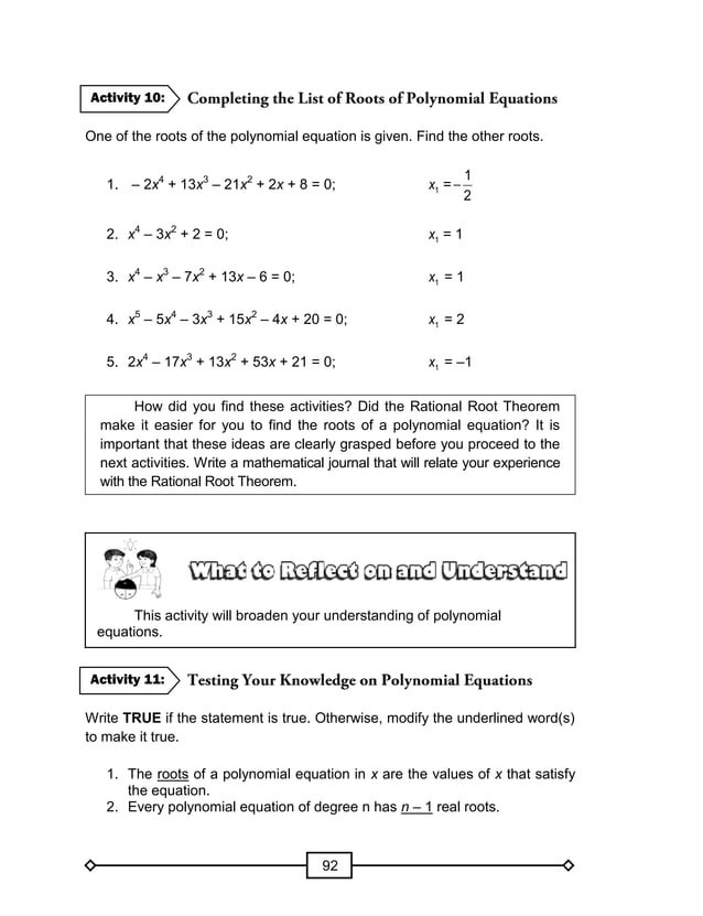 MATH GRADE 10 LEARNER'S MODULE