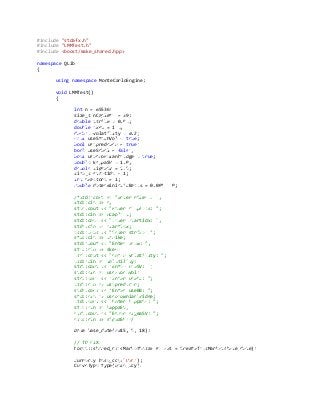Libor Market Model C++ code | PDF