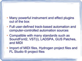 Presentation on LMMS | ODP