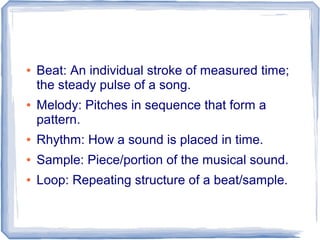 Presentation on LMMS | ODP