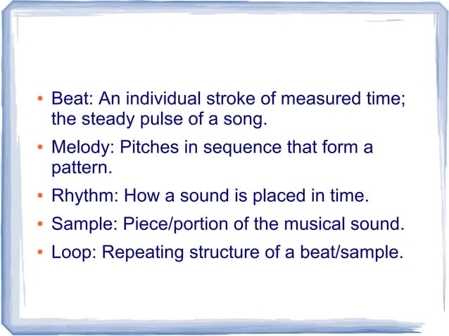 Presentation on LMMS | ODP | Digital Audio | Computer Software and Applications