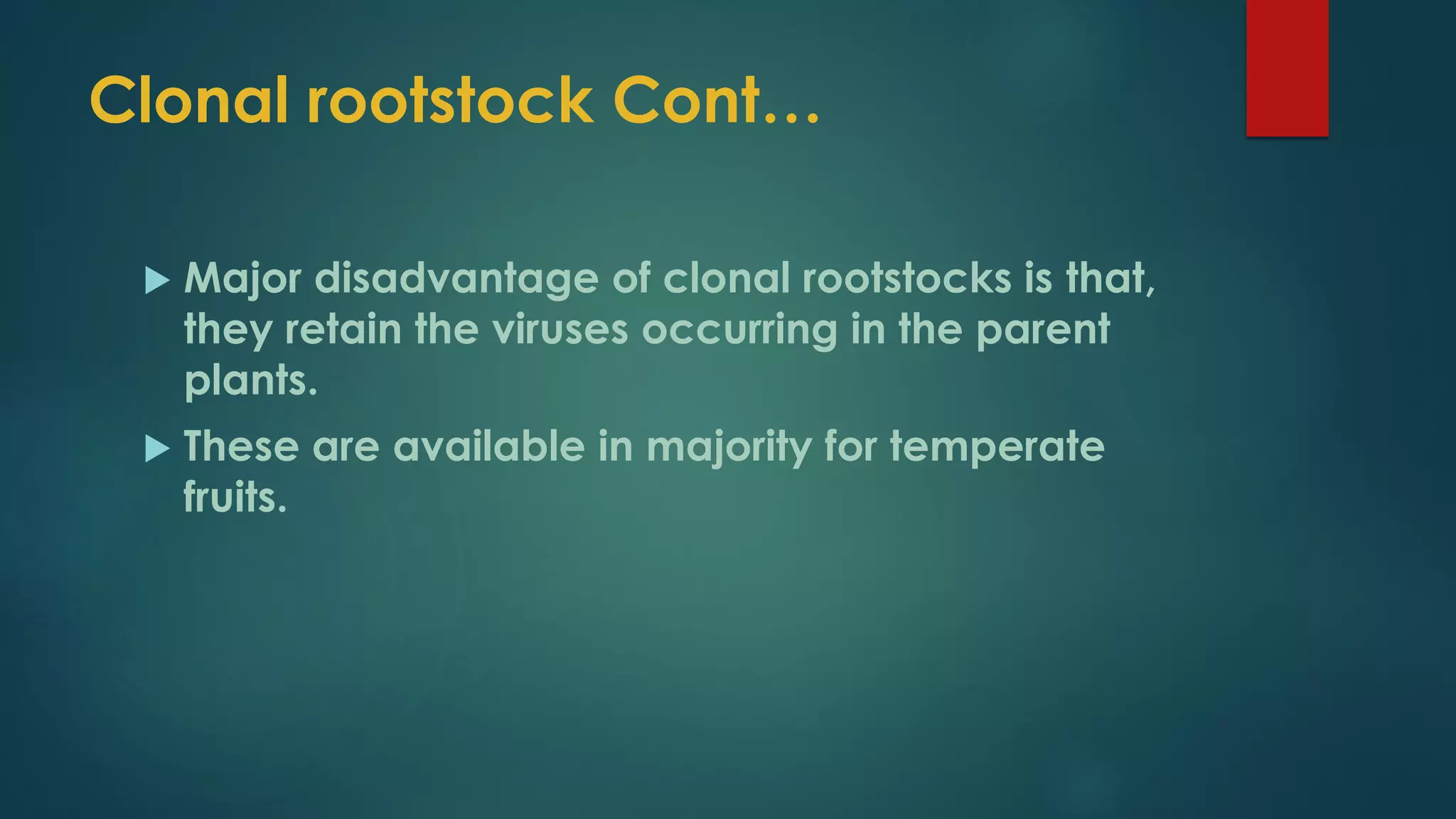 nursery production of fruit crops: definition of rootstocks and scion ...