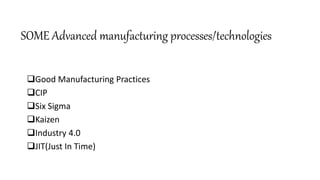 Lean Manufacturing processes | PPT