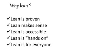 Lean Manufacturing processes | PPT