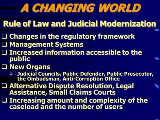 Leadership, Change and Transformation Management in Courts | PPT