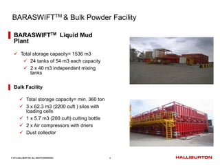 Halliburton Liquid mud plant at Larnaka port | PPTX