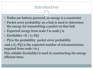 Energy efficient multicasting protocol | PPT