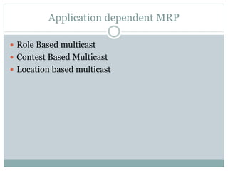 Energy efficient multicasting protocol | PPT