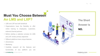 LMS vs LXP - All Differences Explained | PPT