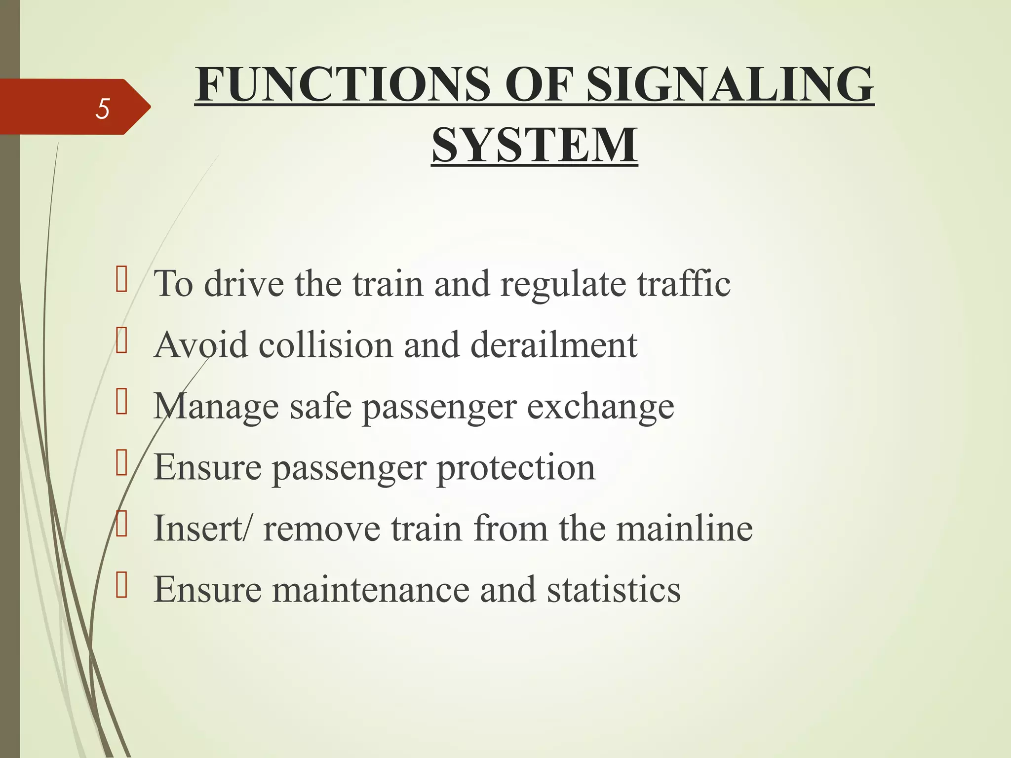 lucknow metro rail carporation (signalling) | PPT