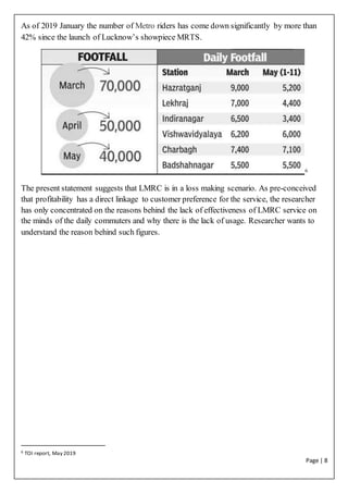 Lmrc project report | DOCX