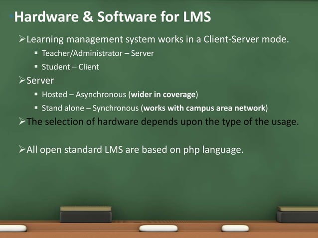 Learning Management System | PPSX | Educational Assessment | Education