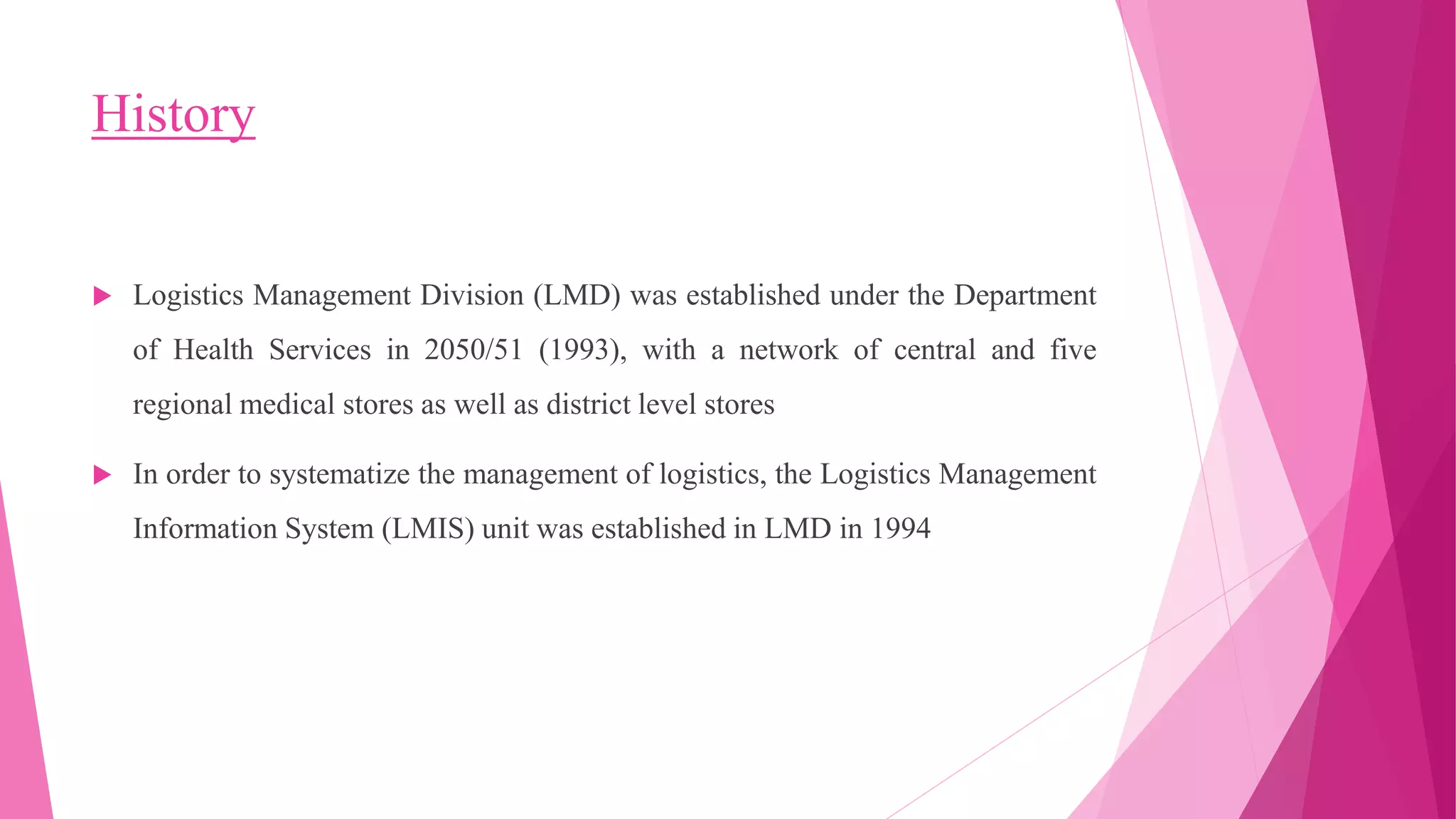Logistic management system in Nepal | PPTX