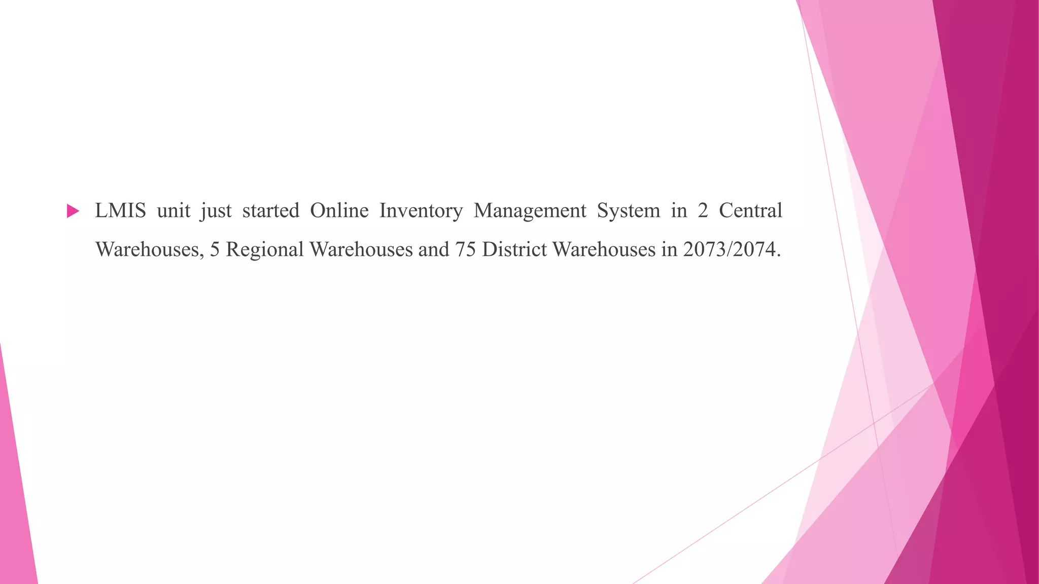 Logistic management system in Nepal | PPTX