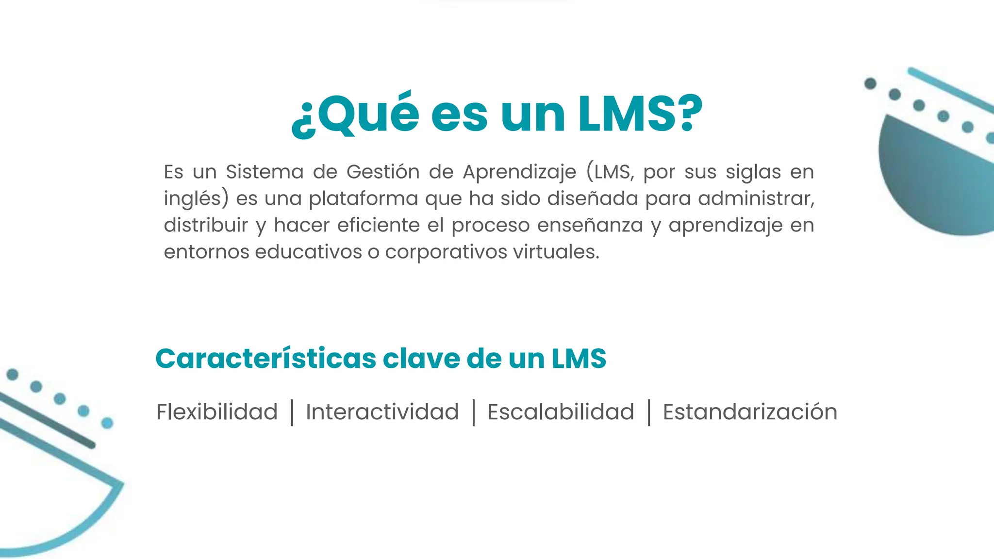 ¿Plataforma educativa, Sistema de Gestión de Aprendizaje o LMS? | PPTX