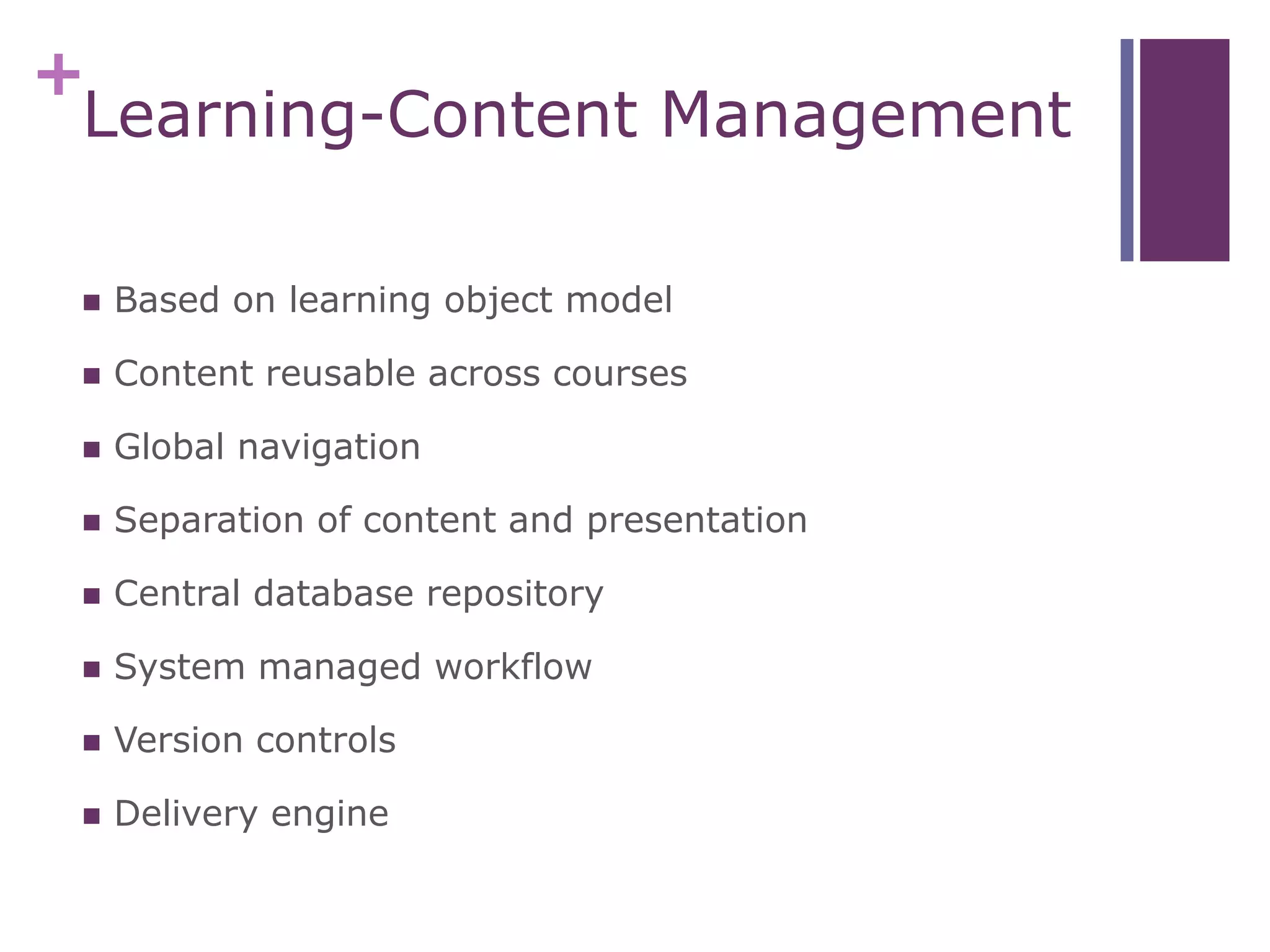 LMS vs CMS: A Summary | PPTX | Technology & Computing